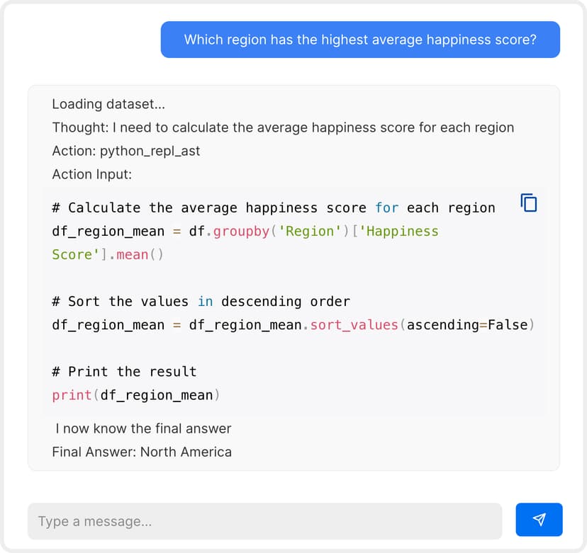 ChatCSV - Your personal data analyst